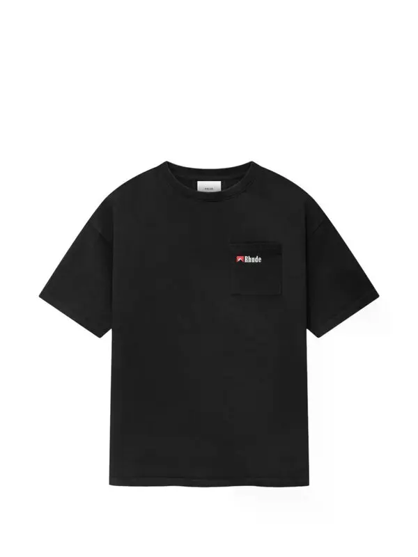 Rhude Moonlight Wolf Pocket T-shirt - Black