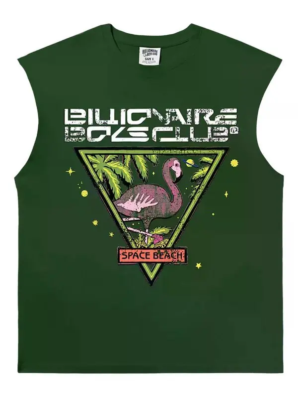 BILLIONAIRE BOYS CLUB Graphic-print Vest - Green