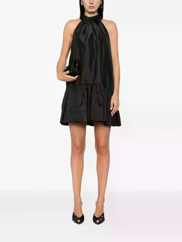 Simkhai Tie-fastening Mini Dress - Black