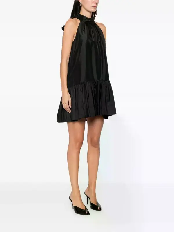 Simkhai Tie-fastening Mini Dress - Black