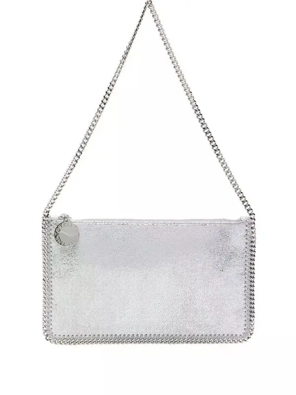 Stella McCartney Chain-trim Clutch - Grey