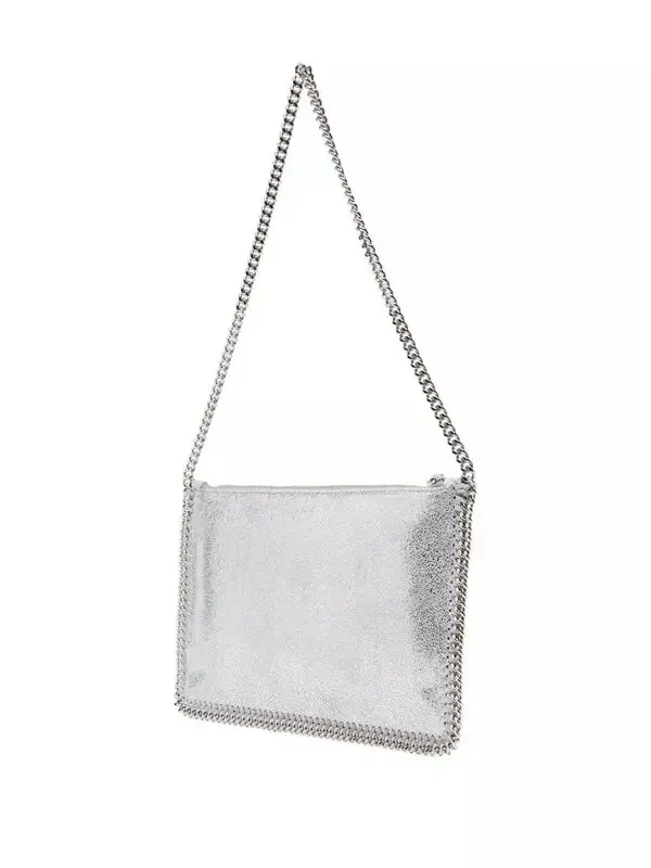 Stella McCartney Chain-trim Clutch - Grey