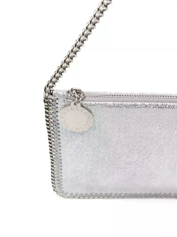 Stella McCartney Chain-trim Clutch - Grey