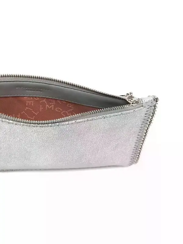 Stella McCartney Chain-trim Clutch - Grey