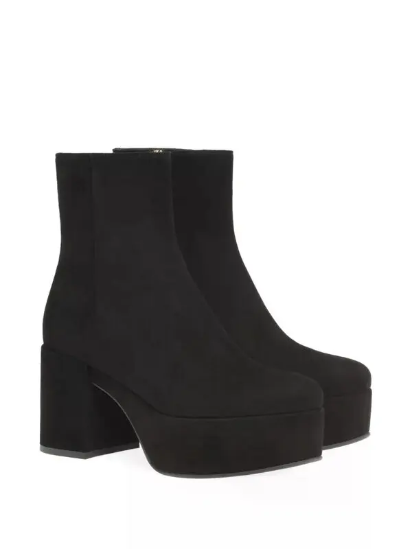 GIANVITO ROSSI Sally Platform Ankle Boots - Black