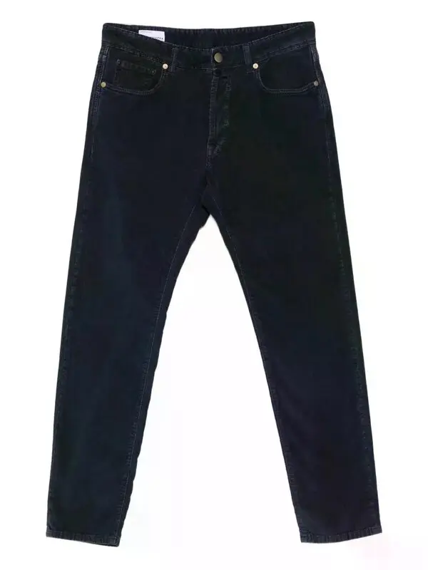 Incotex Logo Patch Trousers