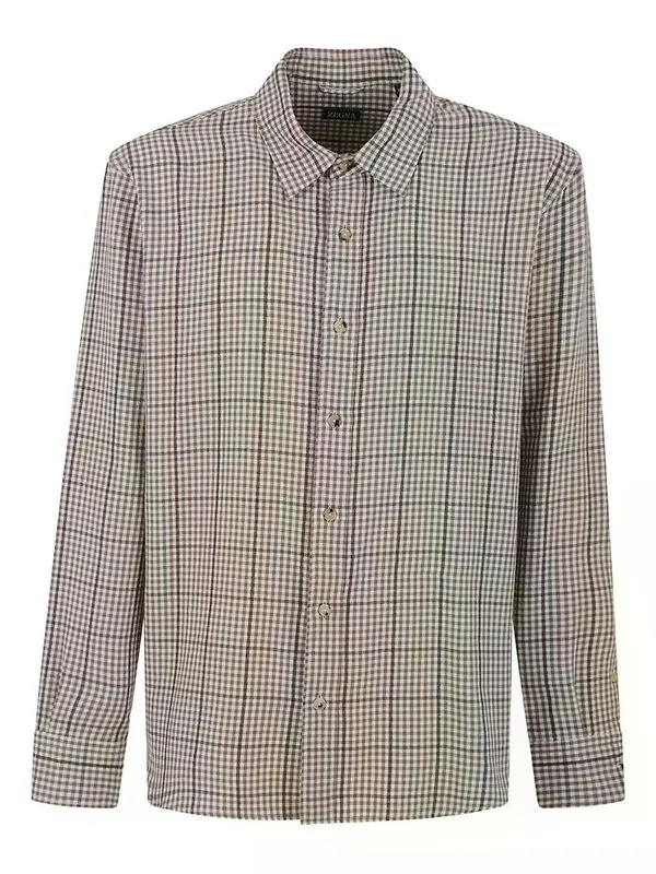 Zegna Checked Shirt