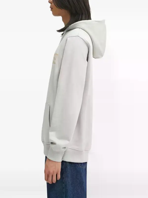 Drole De Monsieur Logo Hoodie - Grey
