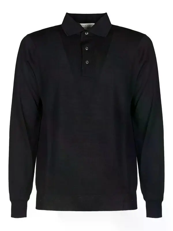 FILIPPO DE LAURENTIIS Buttoned Long-sleeved Polo Shirt