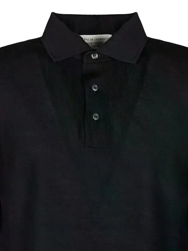 FILIPPO DE LAURENTIIS Buttoned Long-sleeved Polo Shirt