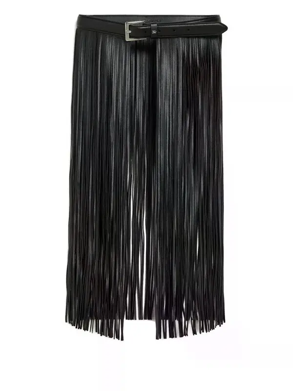Karl Lagerfeld K/autograph Fringe Belt - Black