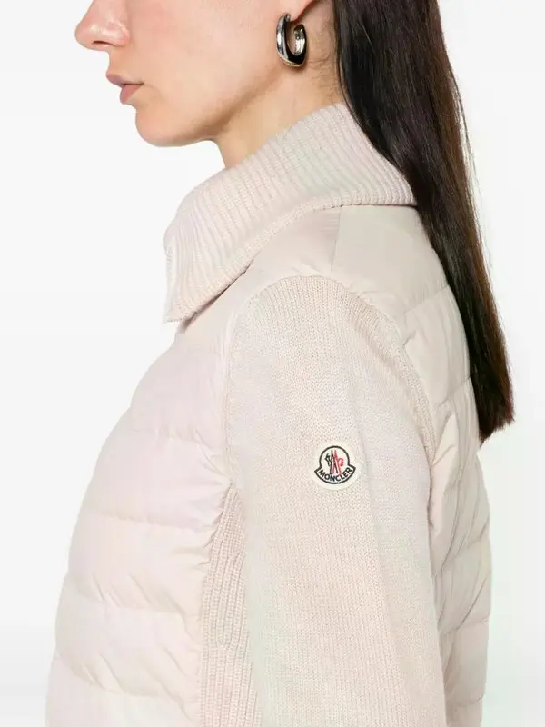 Moncler Zip-fastening Quilted Cardigan