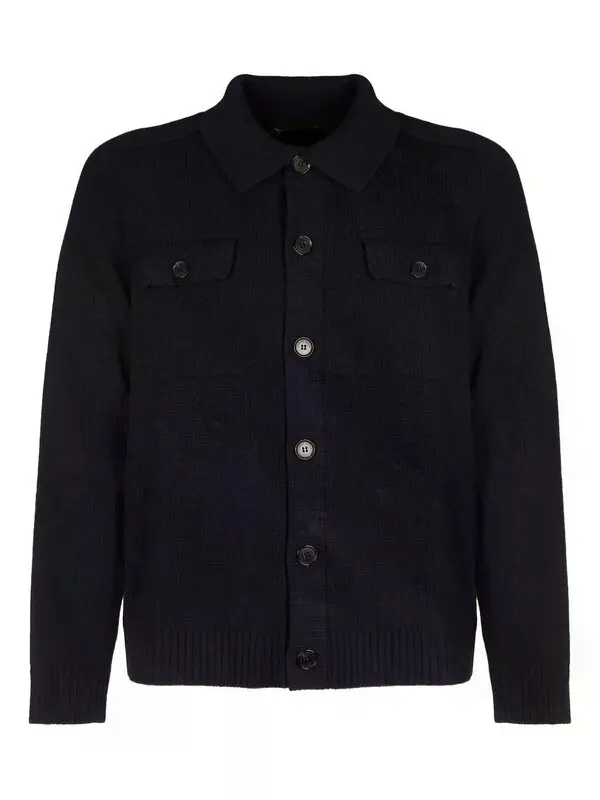 ROBERTO COLLINA Buttoned Pocket Shirt Jacket