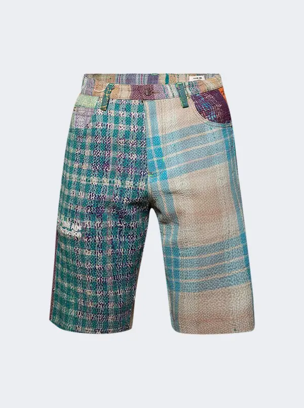 BETTER WITH AGE Isaac Kantha Hand Quilted Short - Multi