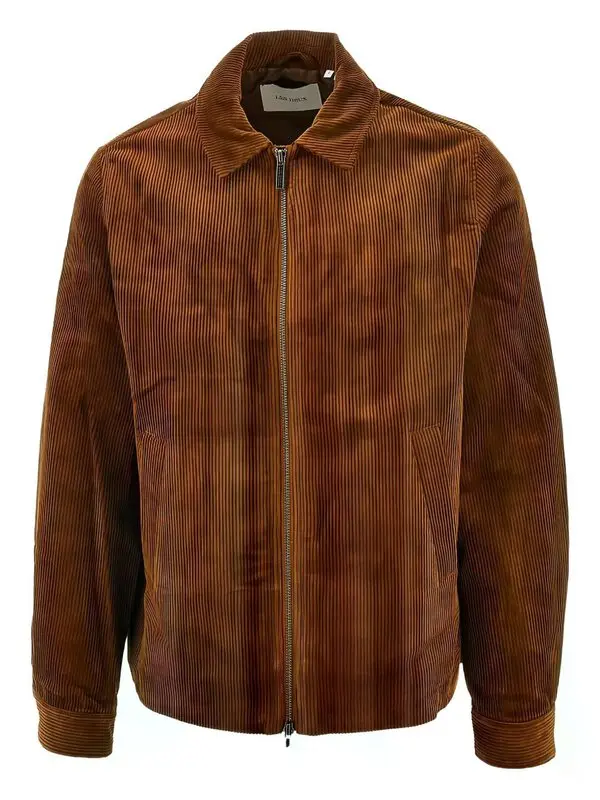 LES DEUX Zip-up Corduroy Jacket