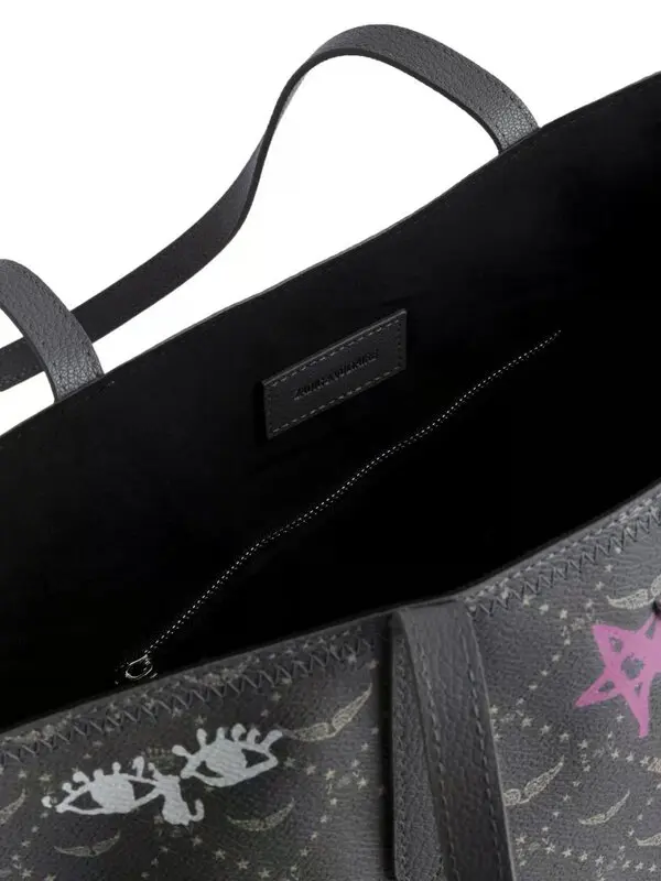Zadig&Voltaire Z Shopper Monogram Tote Bag - Grey
