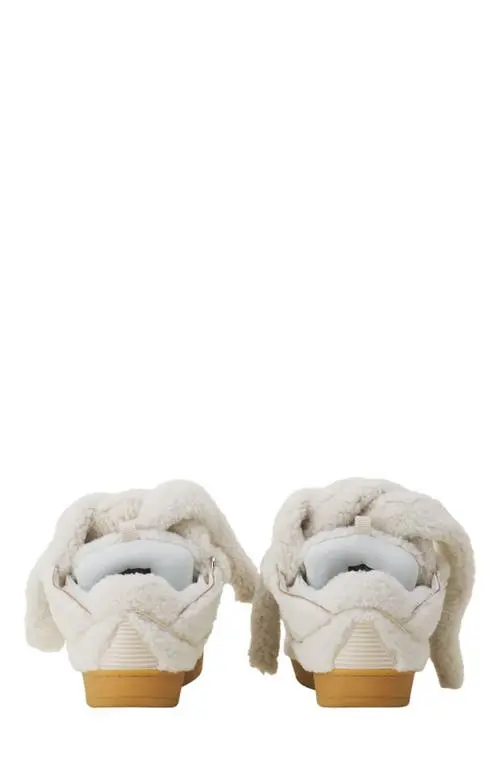 LANVIN Curb Shearling Sneakers