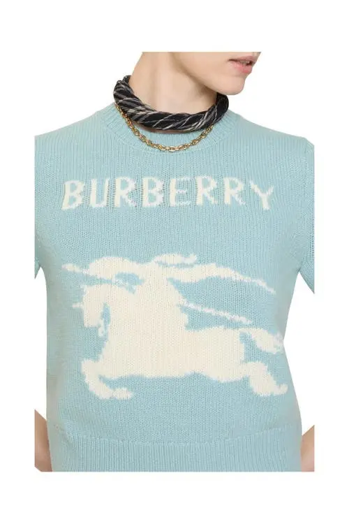 Burberry Ekd Wool Cashmere Top