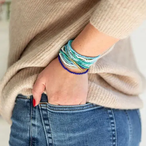 ERIN MCDERMOTT JEWELRY Set Of 16 Beaded Bracelets