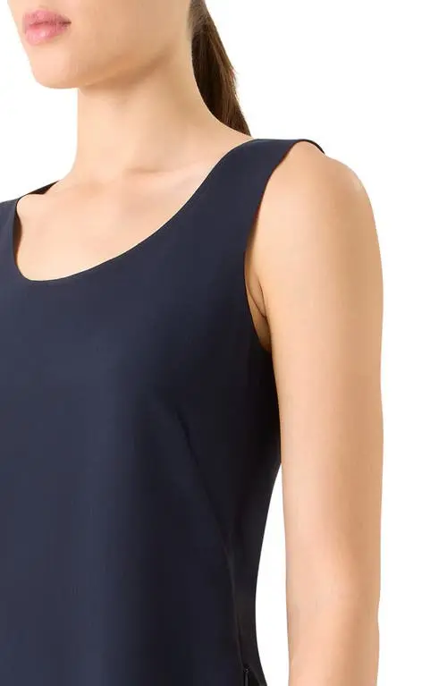 Akris Scoop Neck Silk Tank