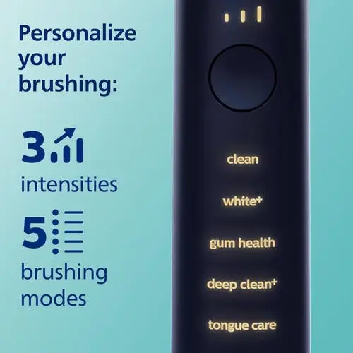 PHILIPS SONICARE Diamondclean Smart 9700 Electric Toothbrush Lunar