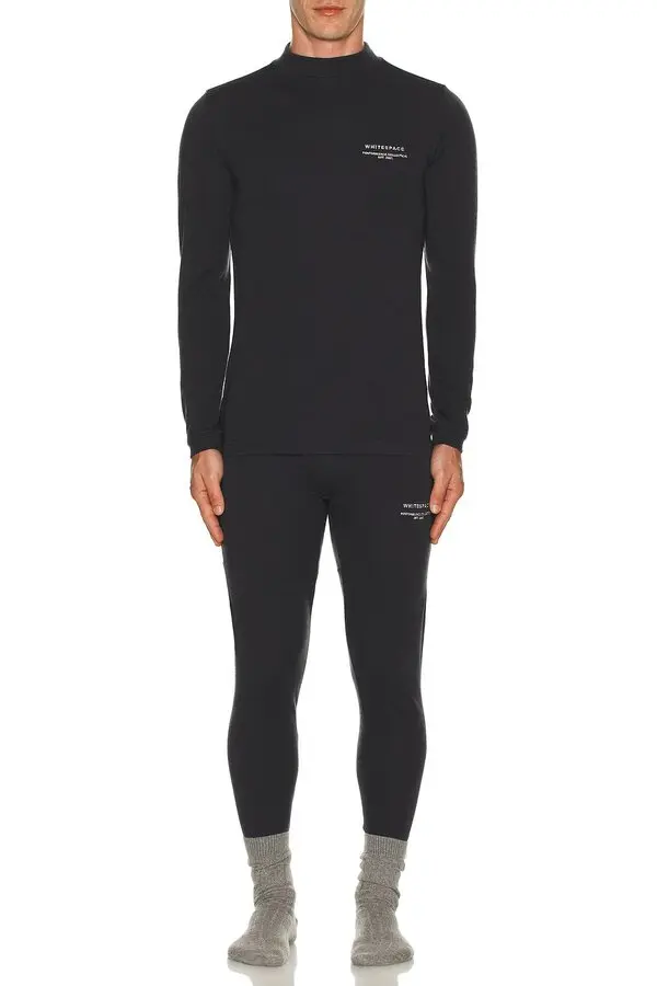 WHITESPACE Merino Mock Neck Baselayer T-shirt