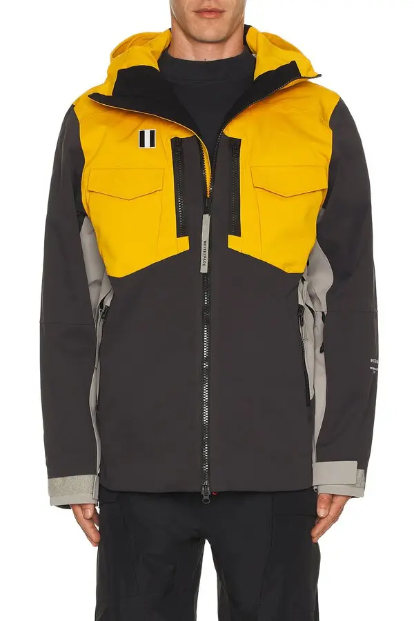 WHITESPACE 2l Insulated Cargo Jacket - Golden Yellow, Rock Ridge, & Phantom