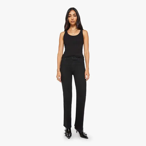 MOTHER The Kick It Jeans - Black