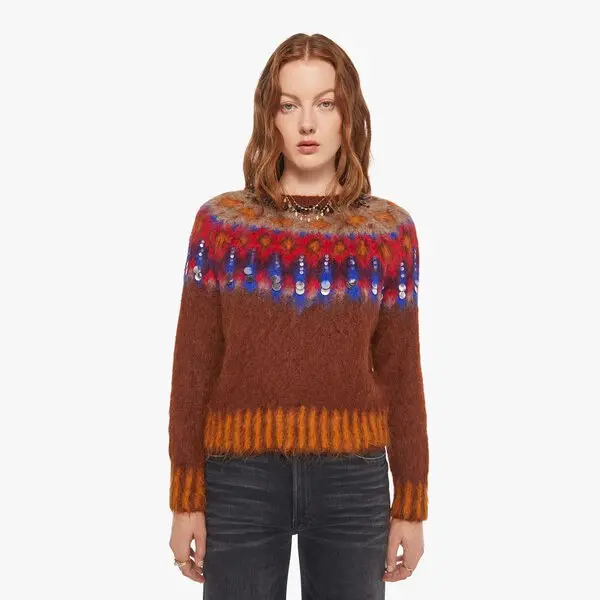 MARIA CHER Brookside Creek Knit Sweater