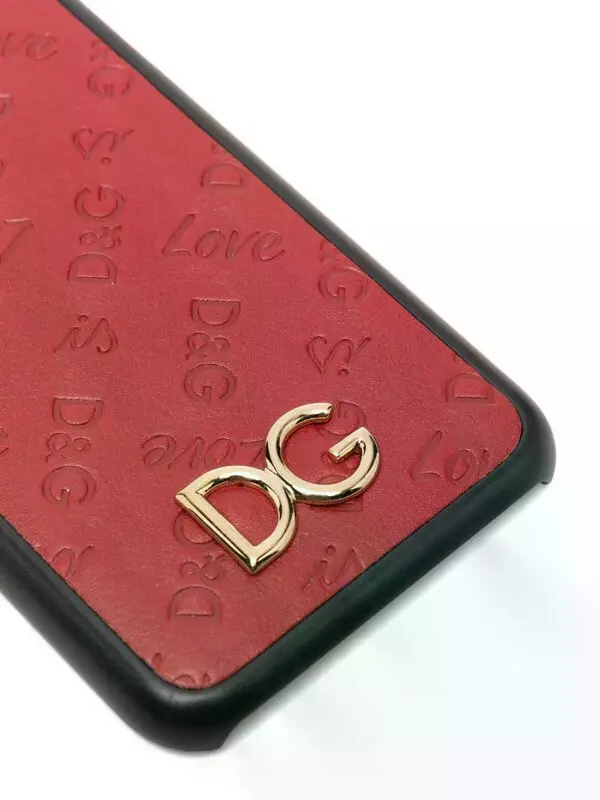Dolce & Gabbana Iphone 7 Embossed Logo-plaque Phone Case