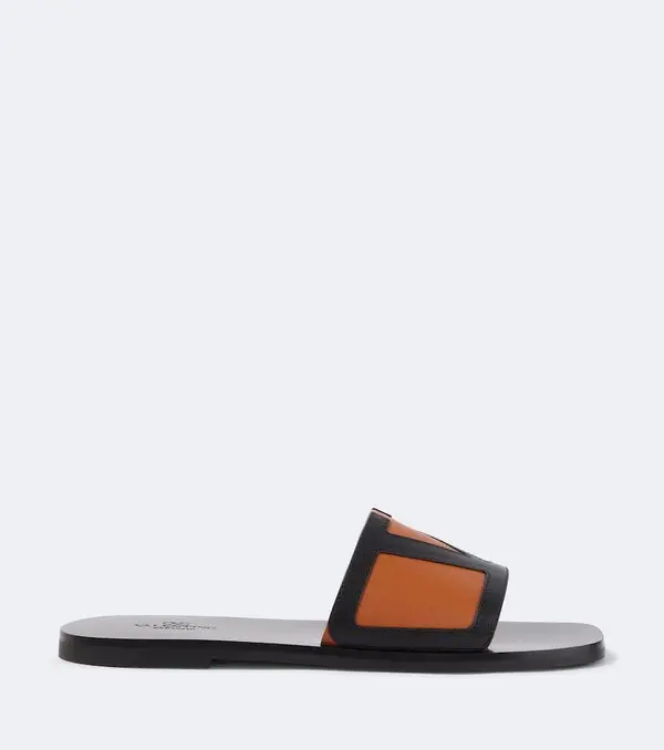 Valentino Garavani Viva Superstar Leather Slides