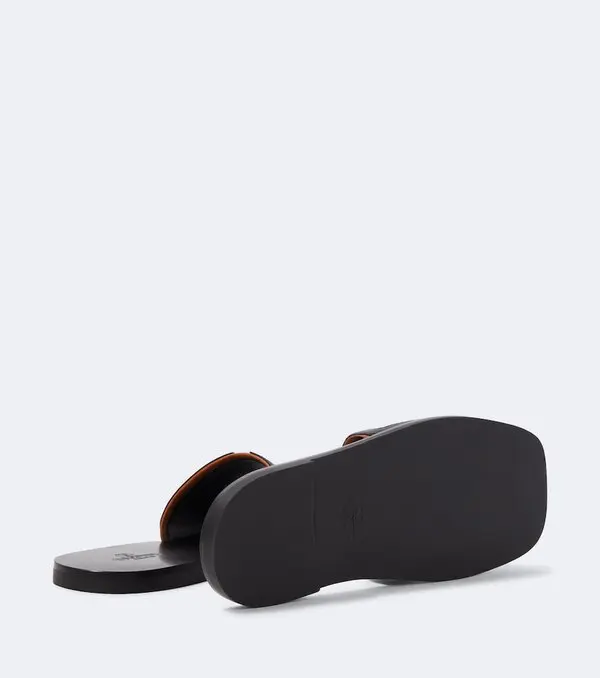 Valentino Garavani Viva Superstar Leather Slides