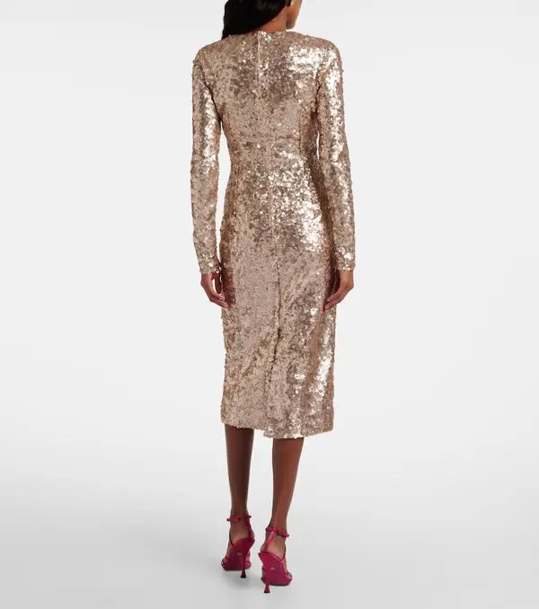Dolce & Gabbana Sequined Cocktail Dress
