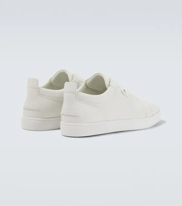 CHRISTIAN LOUBOUTIN St Louis Leather Slip-on Sneakers - White