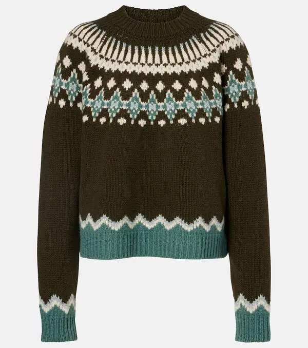 Alanui Sweet Winter Virgin Wool Sweater - Brown