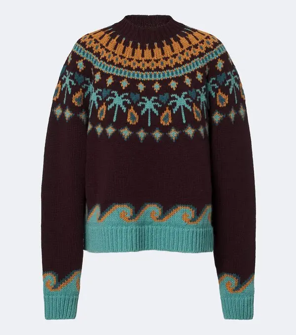 Alanui Sweet Winter" Virgin Wool Sweater - Multicoloured