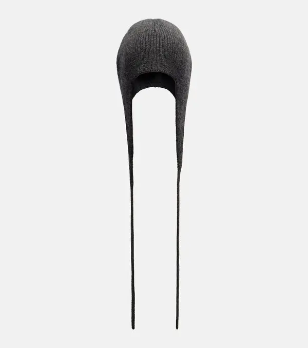 THE ROW Shiran Cashmere Beanie - Grey
