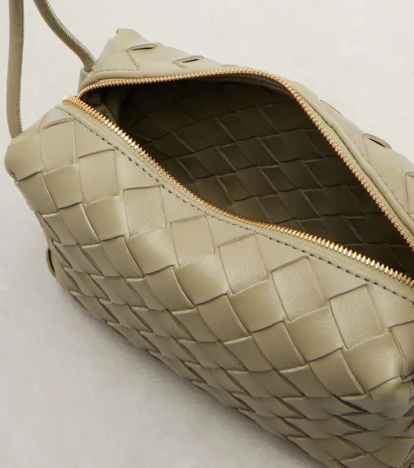 Bottega Veneta Loop Mini Leather Camera Bag - Green
