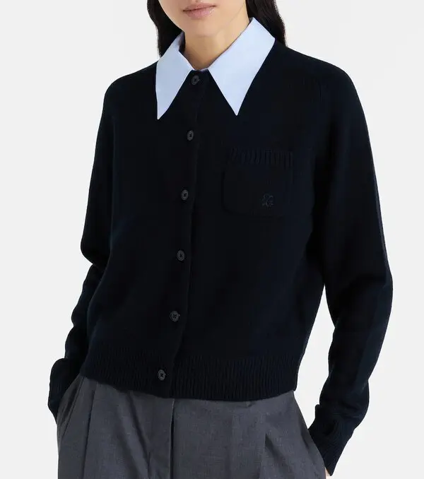 Dorothee Schumacher Wool And Cashmere Cardigan - Black