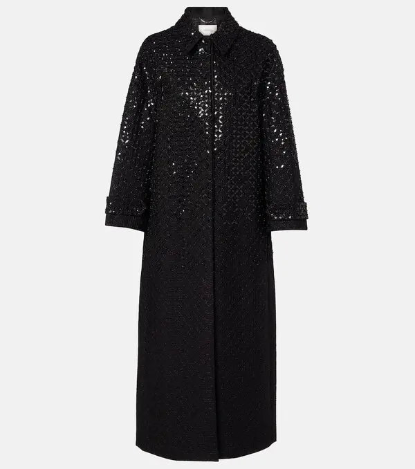 Dorothee Schumacher Sequined Coat - Black
