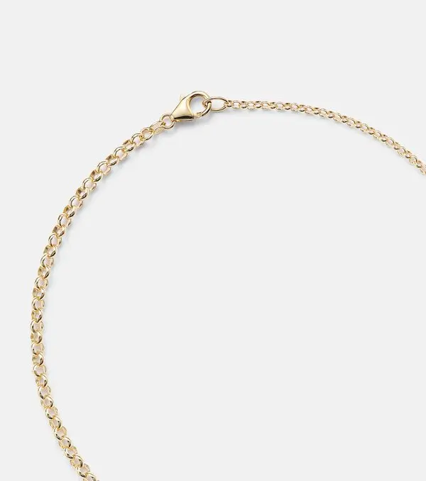 FOUNDRAE Radiating Heart Diamond Pendant Necklace