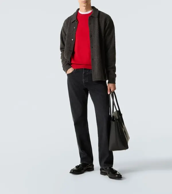 FRAME Wool Overshirt - Grey