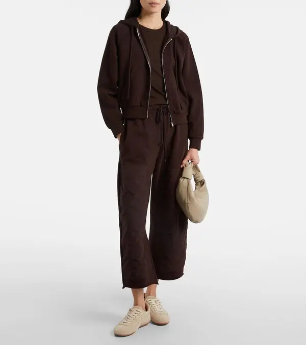 LESET Kelly Cotton-blend T-shirt - Brown