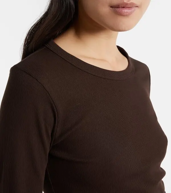 LESET Kelly Cotton-blend T-shirt - Brown