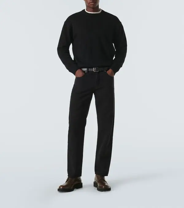 FRAME Cashmere Crewneck Sweater - Black