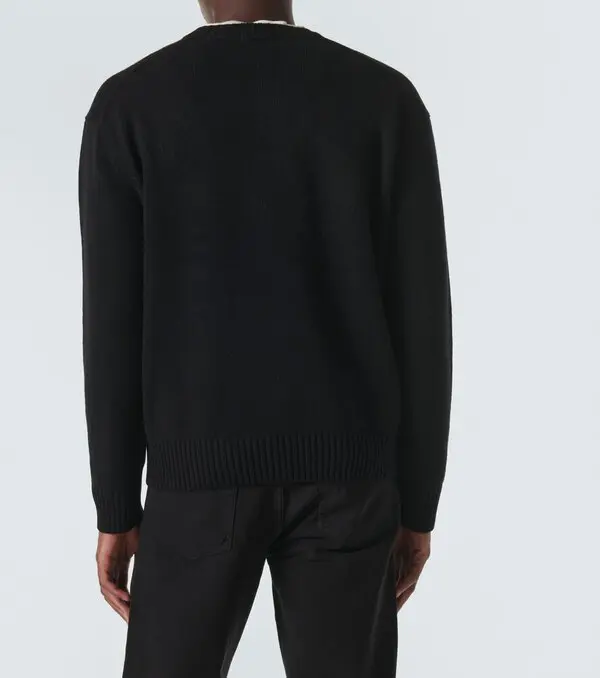 FRAME Cashmere Crewneck Sweater - Black