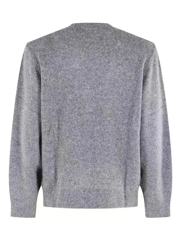 Carhartt Work In Progress Logo Crew-neck Sweater - Grey