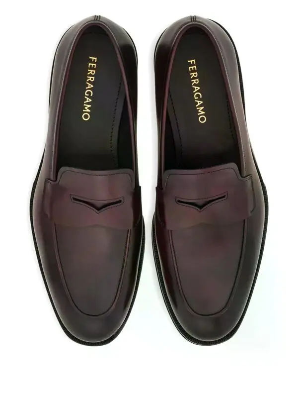 FERRAGAMO Penny Loafers - Red