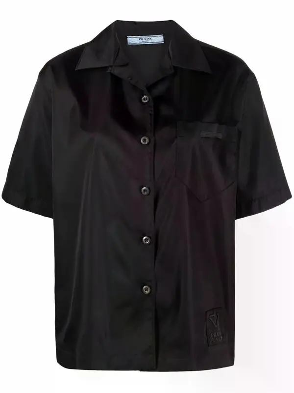Prada Logo-patch Shirt