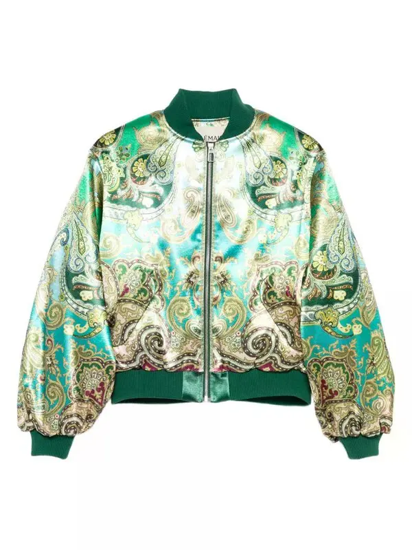 ALEMAIS Clemenza Paisley Zip Jacket